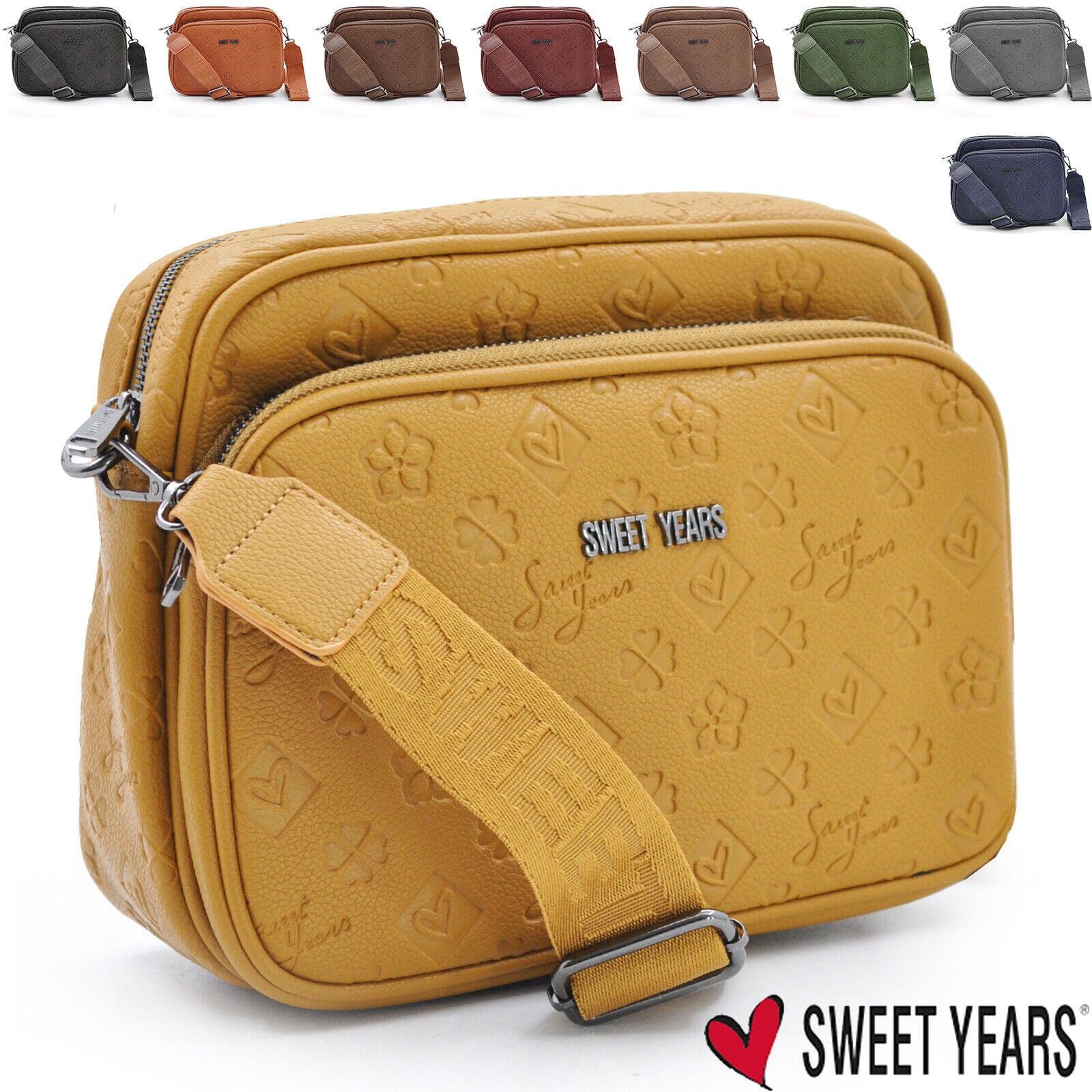 Borsa originale sweet years tasche capiente donna tracolla fantasia tr